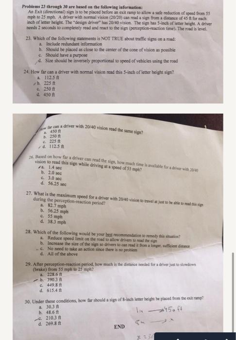 Solved Problems 23 through 30 are based on the following | Chegg.com