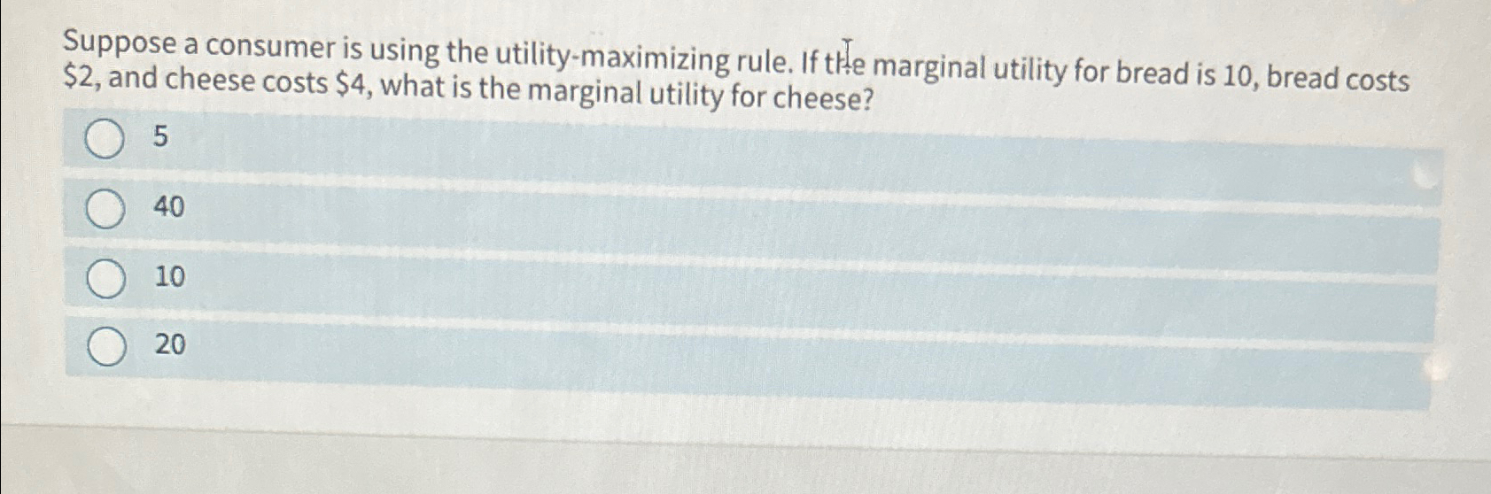 Solved Suppose a consumer is using the utility-maximizing | Chegg.com