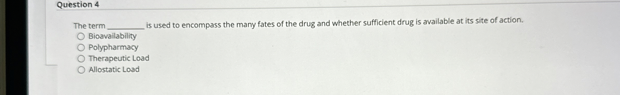Solved Question 4The term ﻿is used to encompass the many | Chegg.com