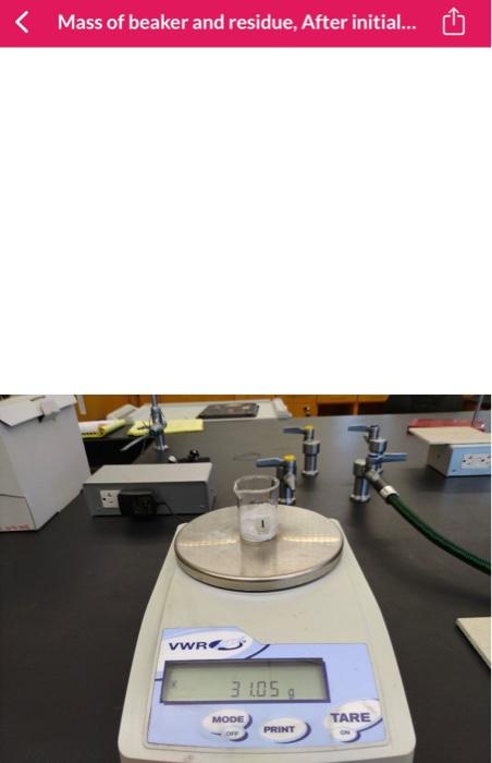 Solved TABLE SALT FROM SODA ASH REPORTFORM DATA: Mass of | Chegg.com