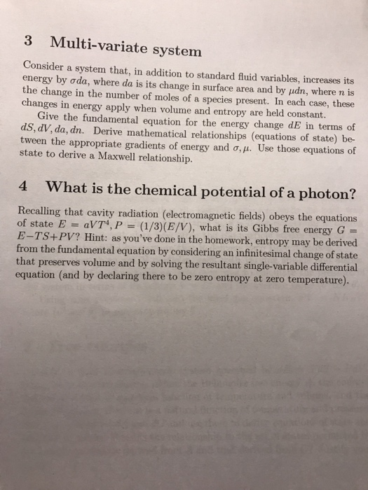 Solved 3 Multi-variate system Consider a system that, in | Chegg.com