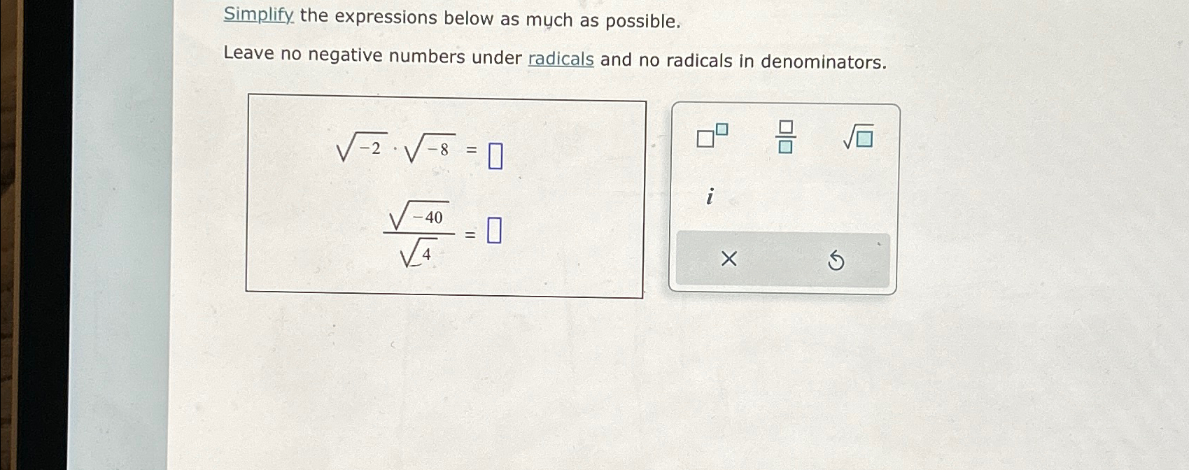Solved Simplify the expressions below as much as | Chegg.com