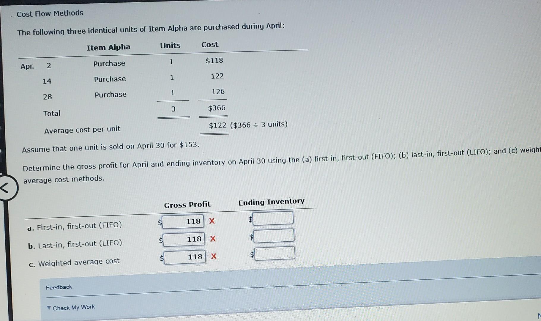 Solved Cost Flow Methods The following three identical units | Chegg.com