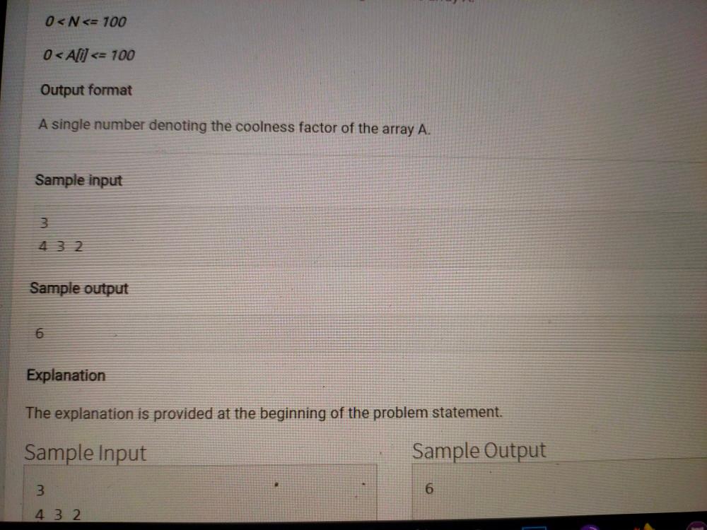 Solved Coolness factor Consider the array A = [ 4.3, 2] with | Chegg.com