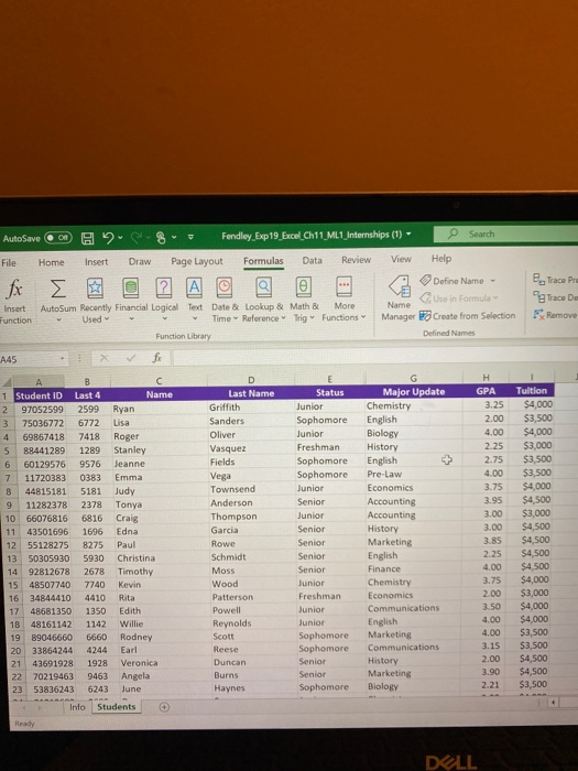Solved Excel 2019 Project Grader - Instructions Points | Chegg.com