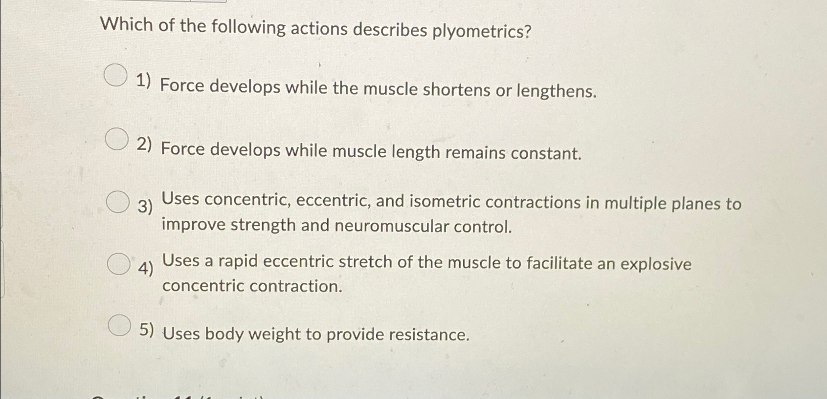 Solved Which of the following actions describes | Chegg.com