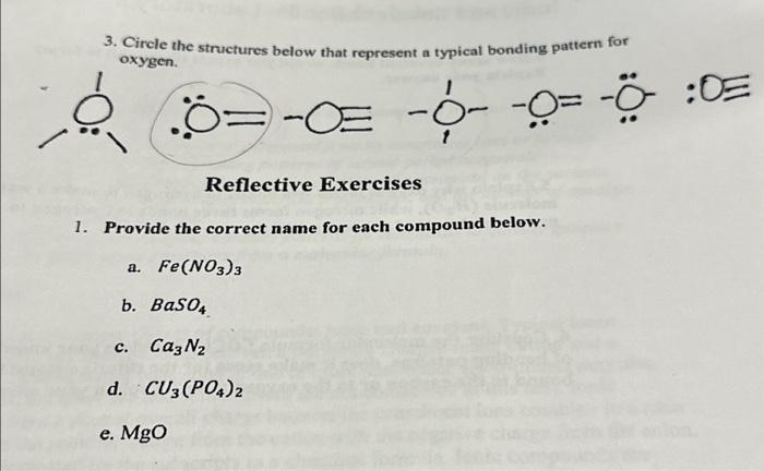 Solved 3. Circle the structures below that represent a | Chegg.com