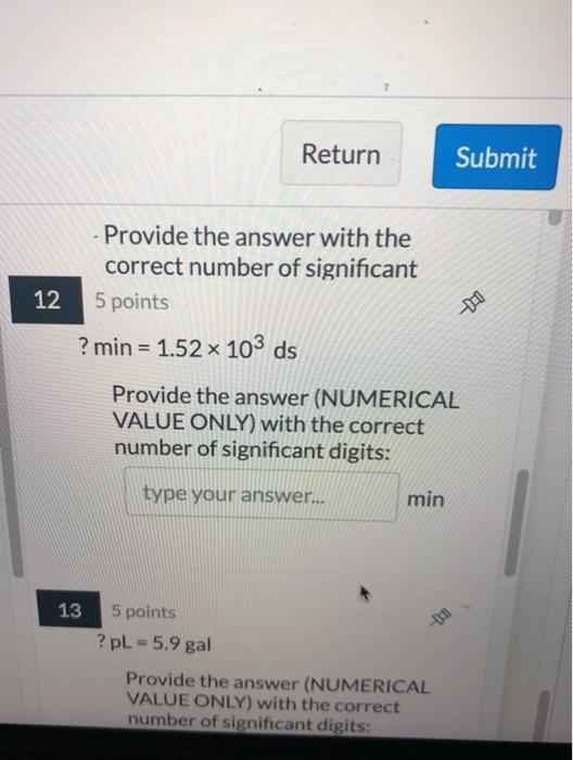 Solved - Provide the answer with the correct number of | Chegg.com