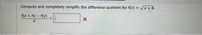 Solved simplify using the conjugate all the way | Chegg.com