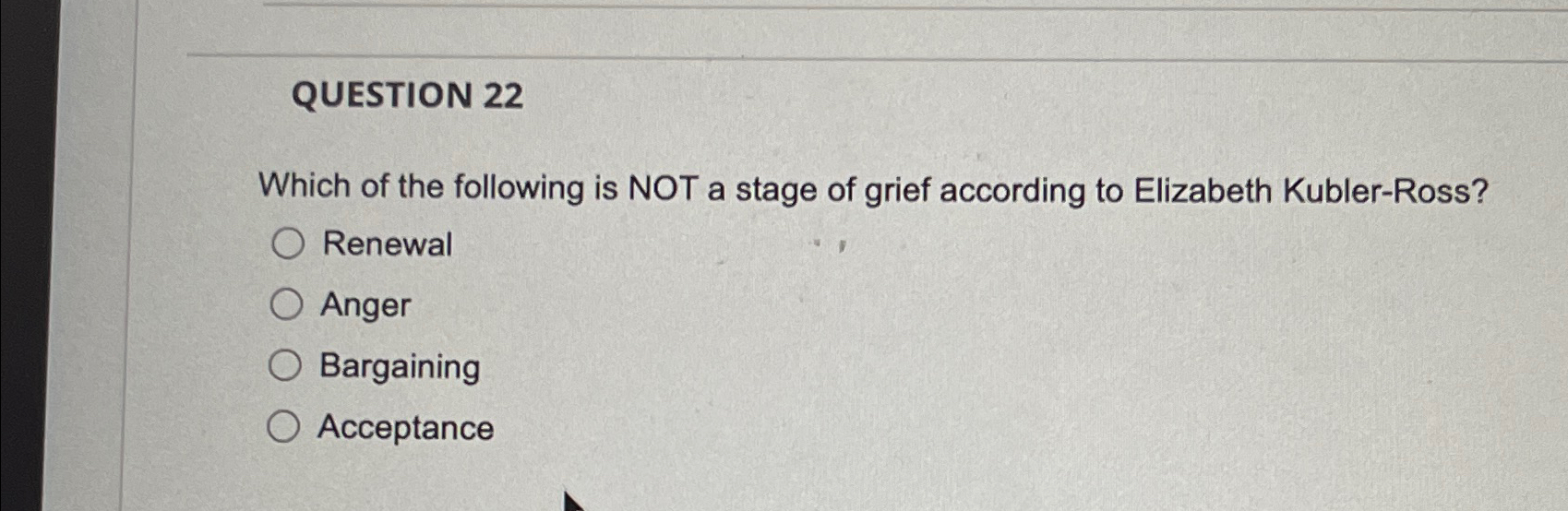 Solved QUESTION 22Which of the following is NOT a stage of | Chegg.com