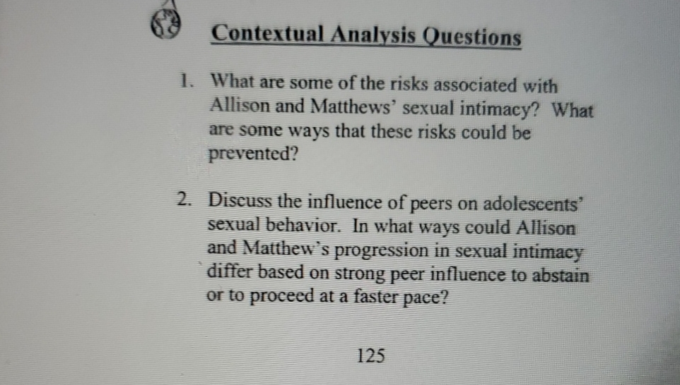 Solved Contextual Analysis QuestionsWhat are some of the | Chegg.com