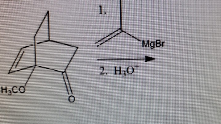 Solved 1. MgBr 2. H,0 нсо O | Chegg.com