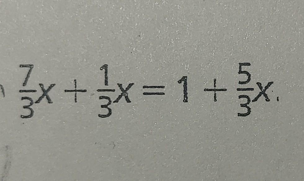 Solved 37x+31x=1+35x | Chegg.com