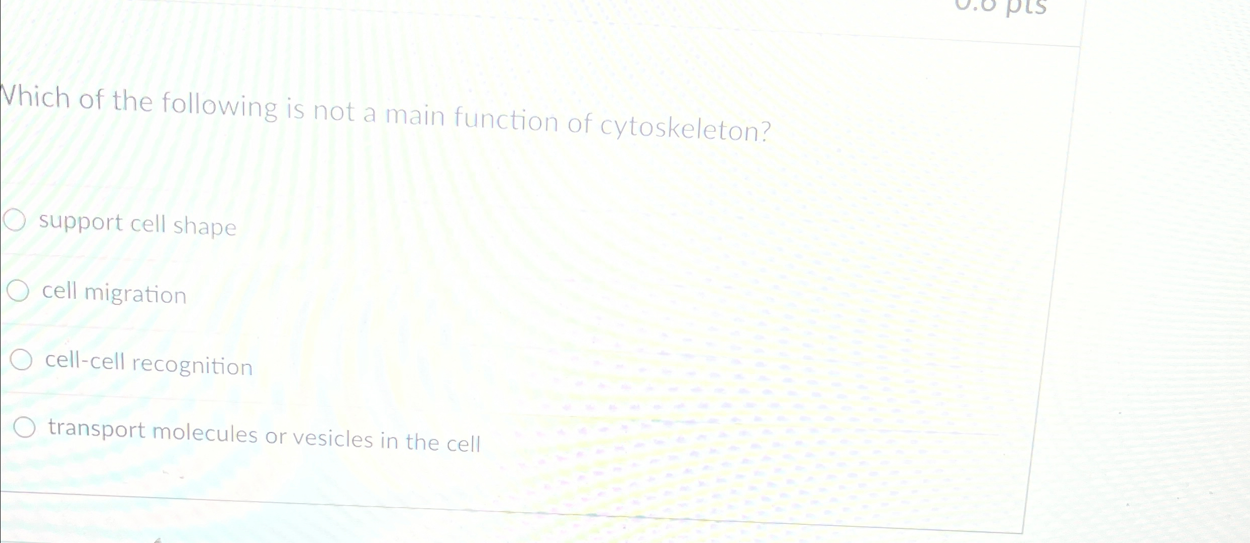Solved Which of the following is not a main function of | Chegg.com