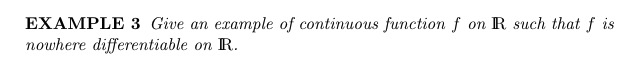 Solved EXAMPLE 3 ﻿Give an example of continuous function f | Chegg.com