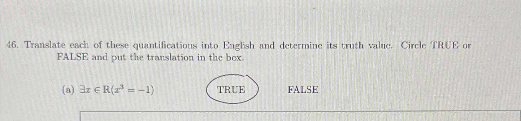 Solved Translate each of these quantifications into English | Chegg.com