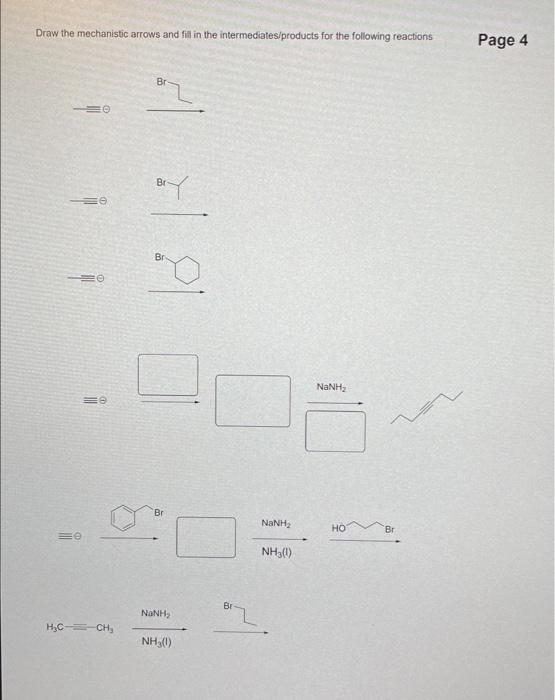 Solved Draw the mechanistic arrows and fill in the | Chegg.com