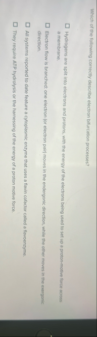 Solved Which of the following correctly describe electron | Chegg.com