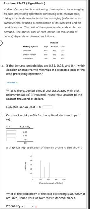 Solved Problem 13-07 (Algorithmic) Hudson Corporation is | Chegg.com Solved Problem 13-07 (Algorithmic) Hudson Corporation is | Chegg.com