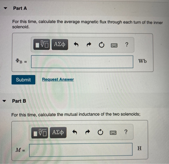 Solved A solenoidal coil with 30 turns of wire is wound | Chegg.com