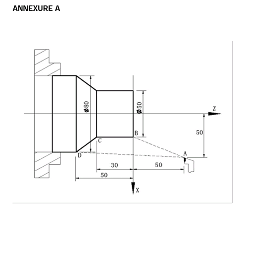 Solved ANNEXURE A 080 050 Z 50 30 50 50 | Chegg.com