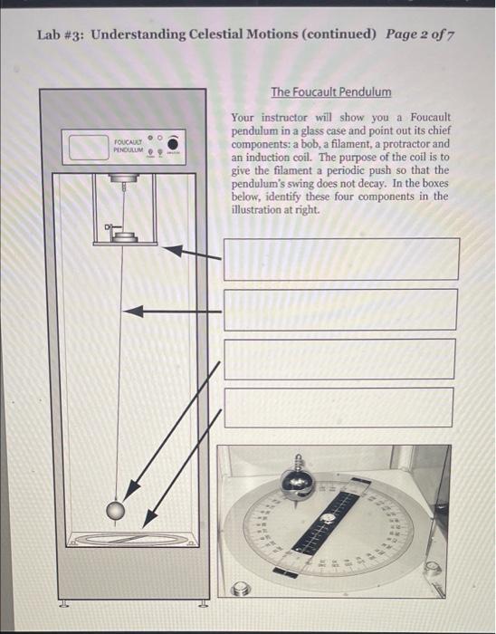 LAB # 3 Understanding Celestial Motions OVERVIEW If | Chegg.com