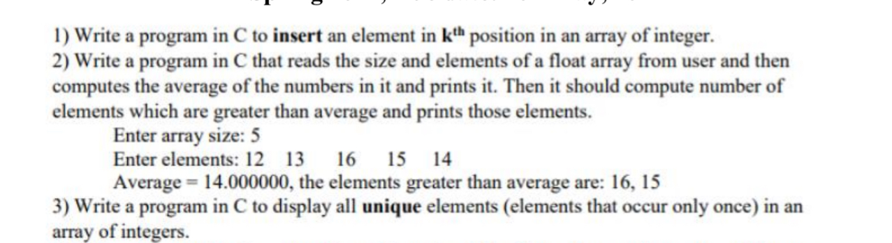 Solved Honourable Chegg Experts, Please solve it with C | Chegg.com