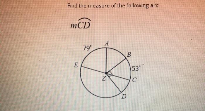 Solved Using arc measures find the value of x. Round the | Chegg.com