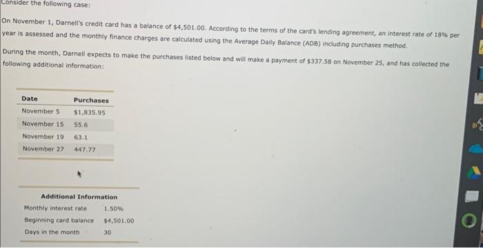 Solved on credit cards Finance Charges on Credit Cards Even | Chegg.com