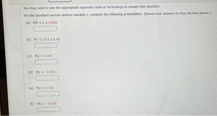 Solved You may need to use the appropriate appendix table or | Chegg.com