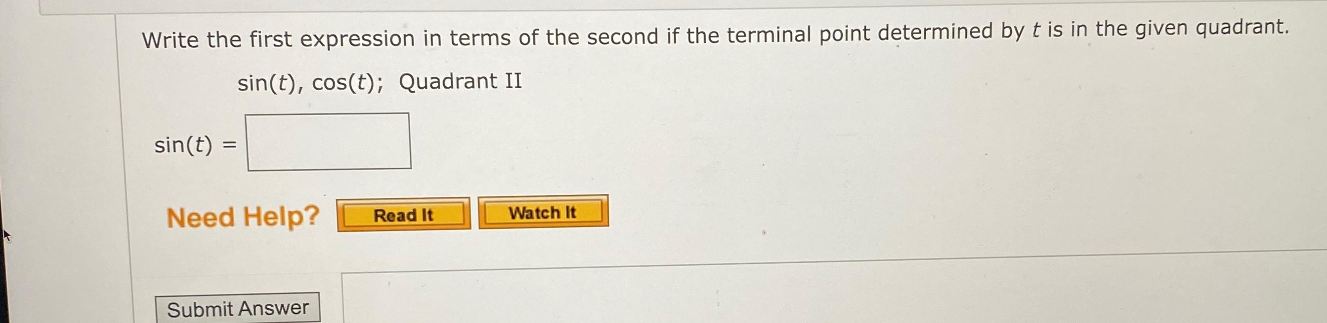 Solved Write the first expression in terms of the second if | Chegg.com