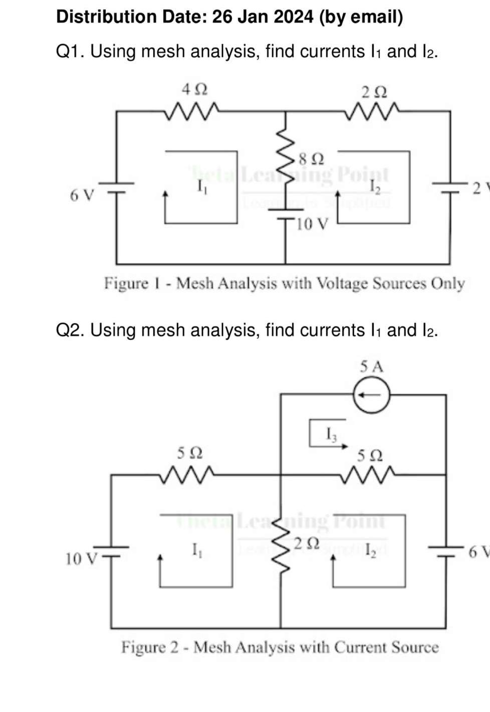 Solved Distribution Date: 26 ﻿Jan 2024 (by email)Q1. ﻿Using | Chegg.com