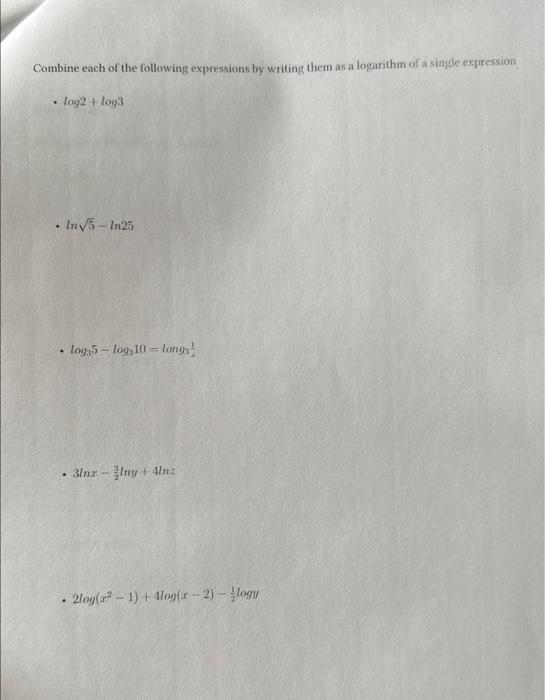 Solved Expand each of the following expressions using | Chegg.com