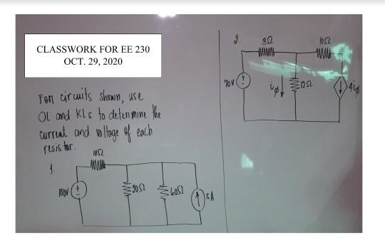 Solved 32 1022 Classwork For Ee 230 Oct 29 2020 Mov 3012 