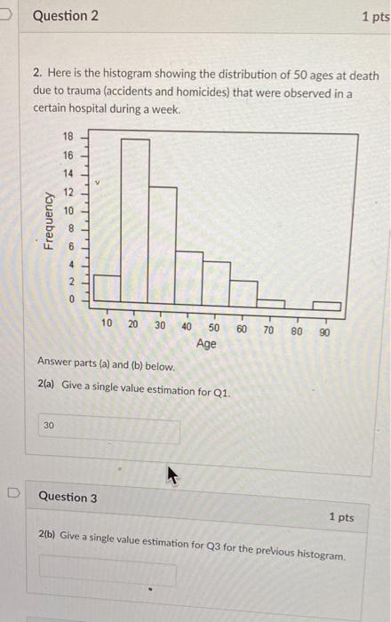 Solved 1. Each dot in the dot plot below represents the | Chegg.com
