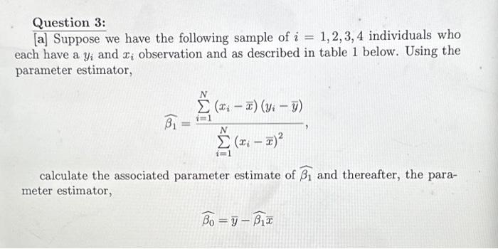 Solved [b] For \\( \\widehat{\\beta_{1}} \\) to be defined, | Chegg.com