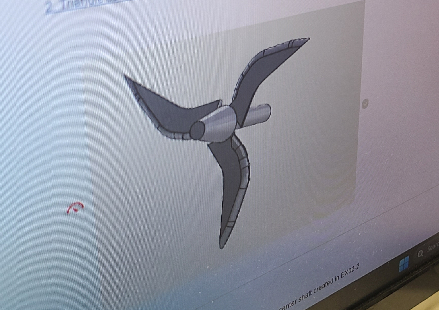 create the fan blade on Solidworks | Chegg.com