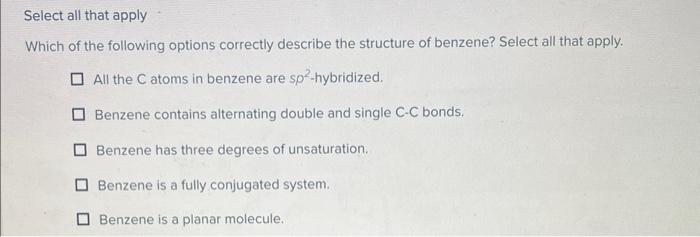 Solved Select all that apply Which of the following options | Chegg.com