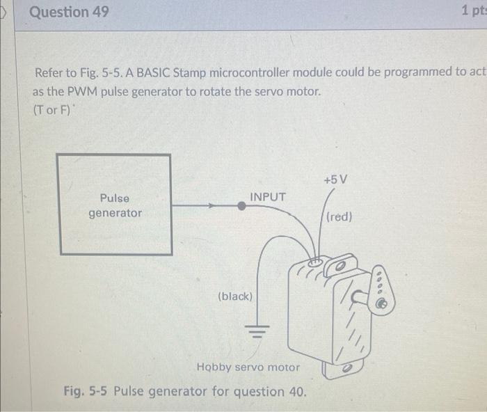 Solved Refer To Fig 5 5 A Basic Stamp Microcontroller