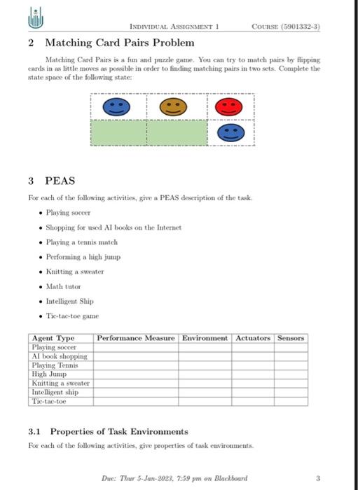 Solved 1 The wolf-goat-cabbage Problem Description of the | Chegg.com