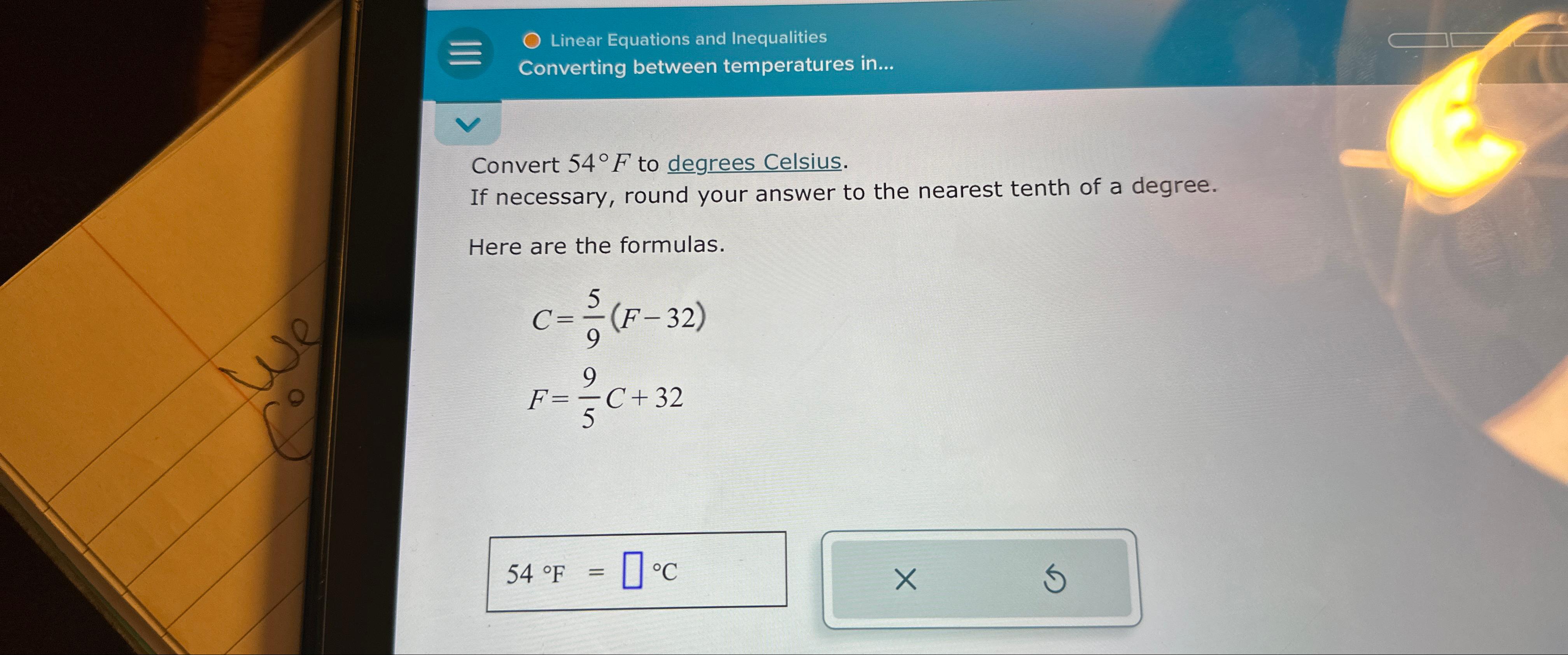 Solved Linear Equations and InequalitiesConverting between | Chegg.com
