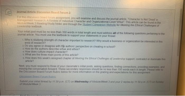 Solved 360 words of all the following questions from article | Chegg.com