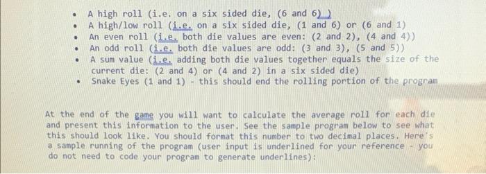 Solved For this assignment you will be writing a program | Chegg.com