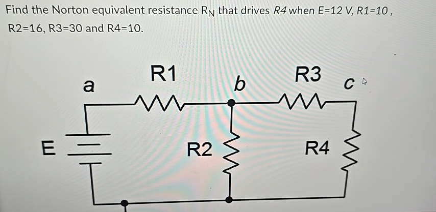 Solved Find the Norton equivalent resistance RN ﻿that drives | Chegg.com