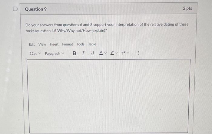 Solved Do your answers from questions 6 and 8 support your | Chegg.com