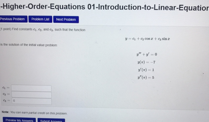 Solved -Higher-Order-Equations | Chegg.com