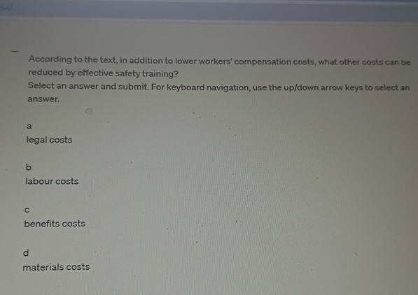 Solved According to the text, in addition to lower workers' | Chegg.com