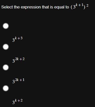 Solved Select the expression that is equal to | Chegg.com