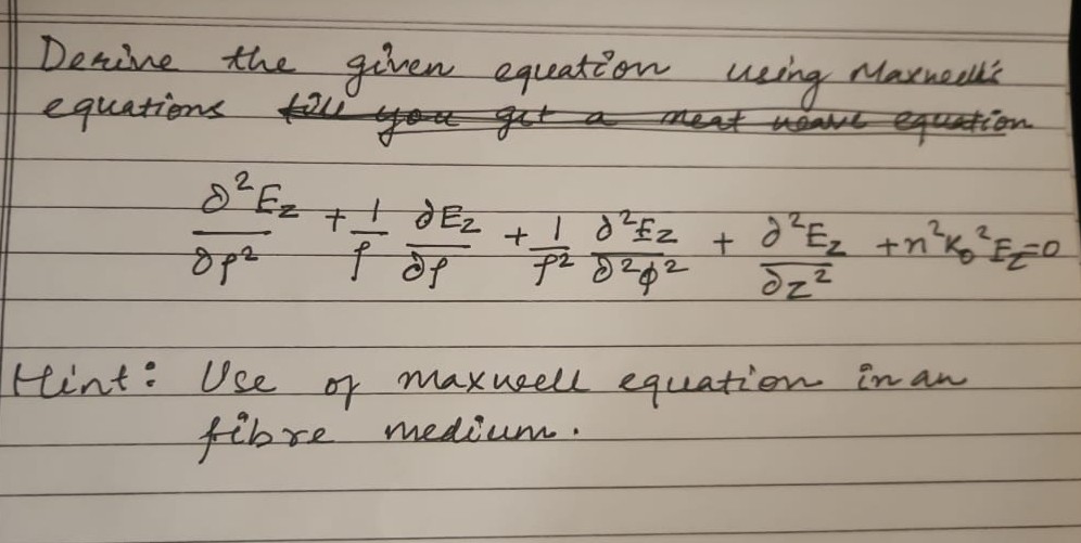 Derive the given equation using | Chegg.com
