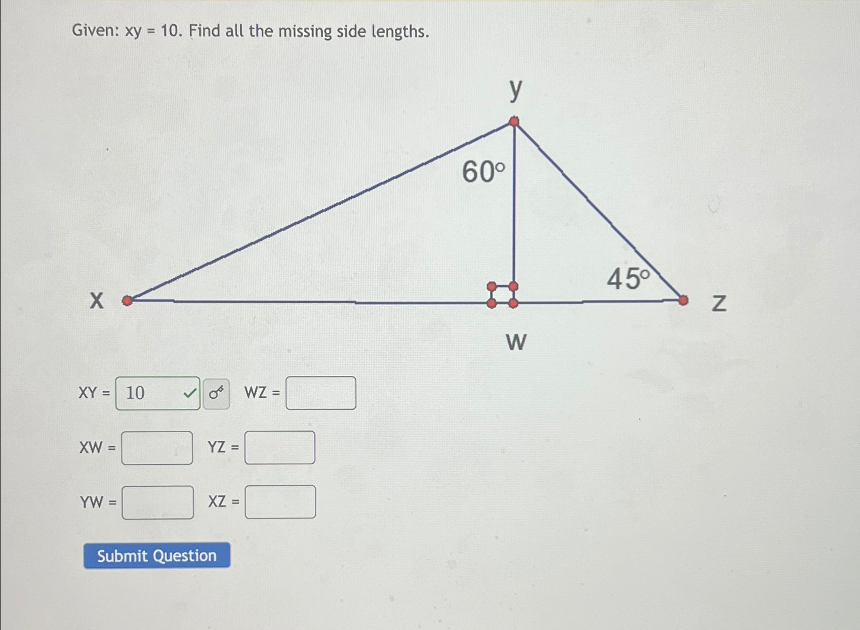 Solved Find all the missing lengths. | Chegg.com